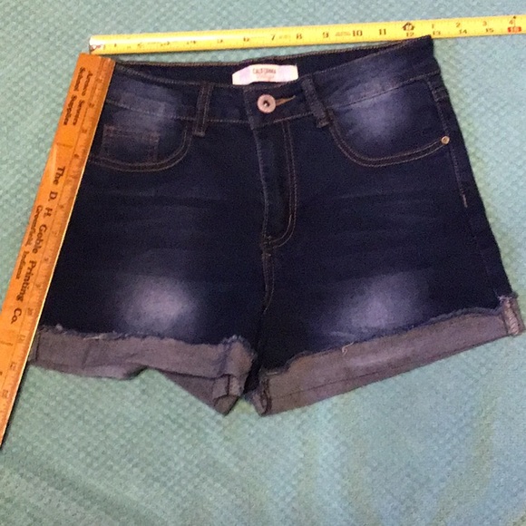 califonia vintage | Shorts | California Vintage Stitched Cuffs Denim ...